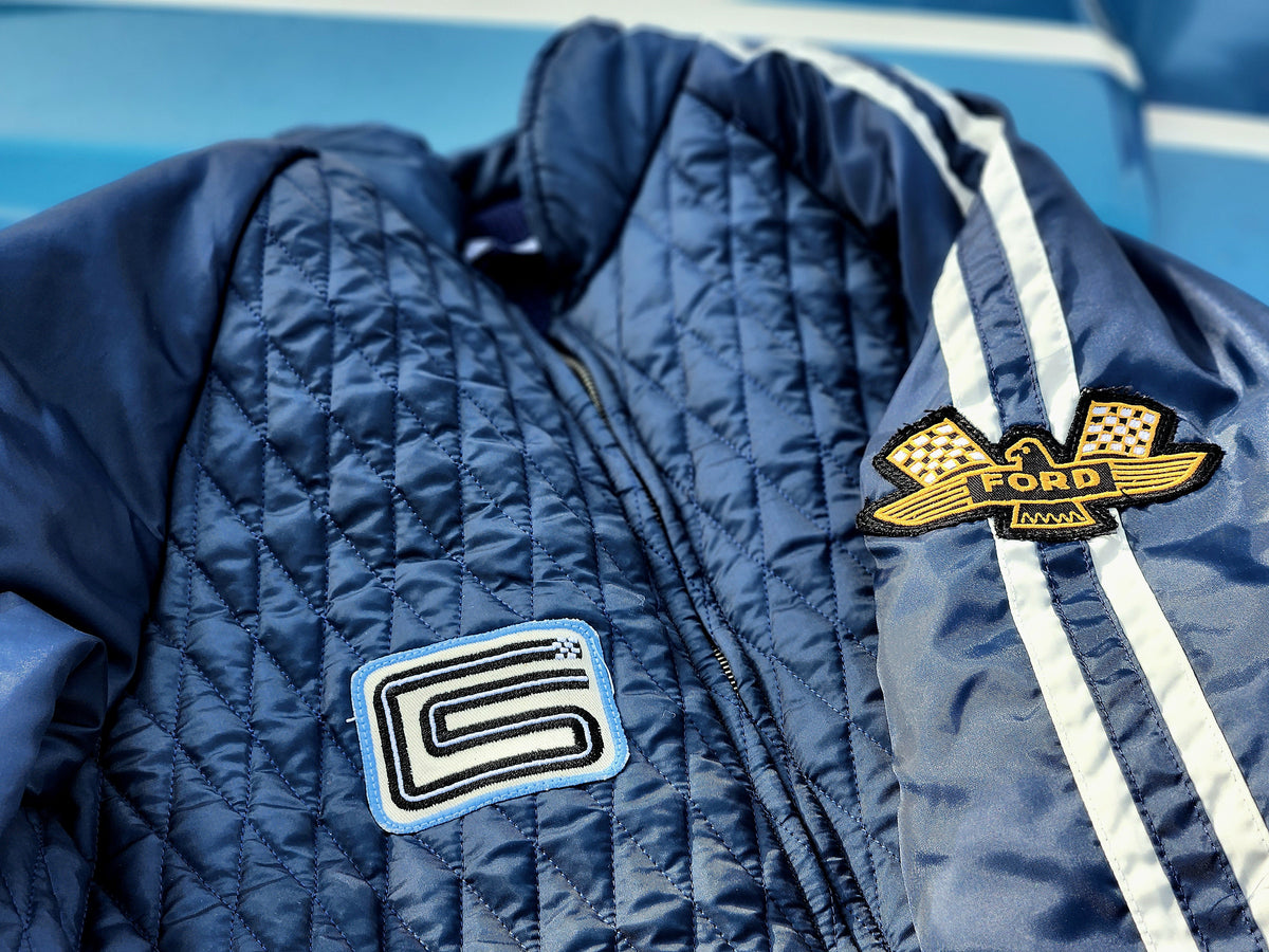 1965 SHELBY/FORD Quilted Team Jacket - NAVY - HERITAGE LINE – LUNA REPLICAS